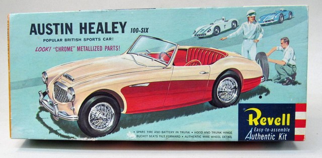 revell-austinhealeychrome.JPG (640×314) | Austin healey, Revell ...